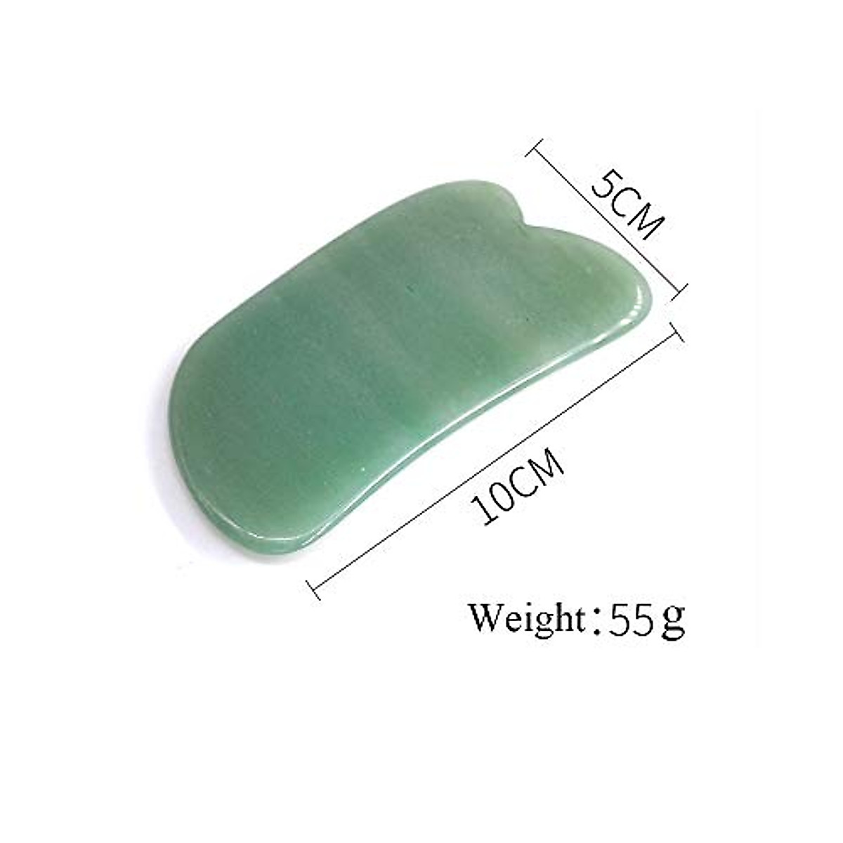 TOP SEWING Jade Gua Sha Massage Tools Facial Tool Natural Green Gua Sha Anti Aging Facial Skin SPA for Rejuvenate Skin Anti-Wrinkle Anti Aging