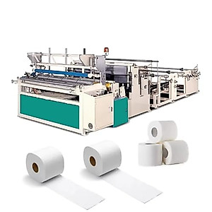 Toilet Tissue Roll Making Machine Toilet Paper Embossing Rewinding Machine