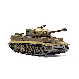 Corgi Diecast Panzerkampfwagen VI Tiger 131 Ausf E 1:50 Military Tank Display Model CC60514,Desert Beige