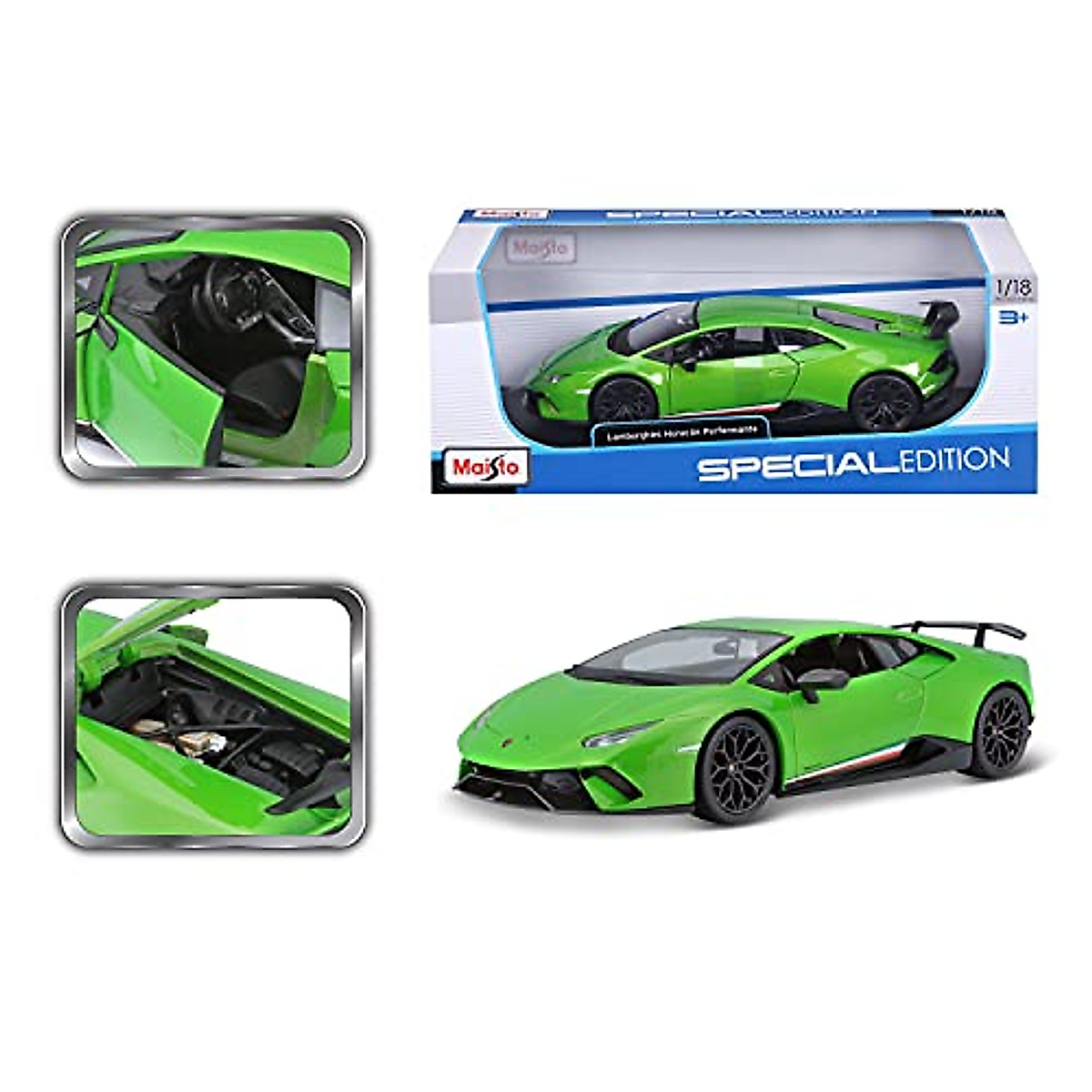 Maisto Lamborghini Huracan Performante Metallic Green 1/18 Diecast Model Car