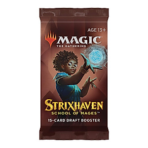 Magic: The Gathering Strixhaven Draft Booster Box | 36 Packs (540 Magic Cards), Brown