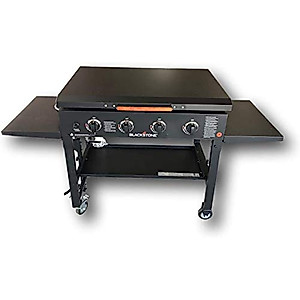 UTVGIANT 36 Inch Black Stone Griddle Cover Lid, Powder Coated Black Aluminum Lid Storage Cover for 36 inch Black Stone Griddles - Made in USA