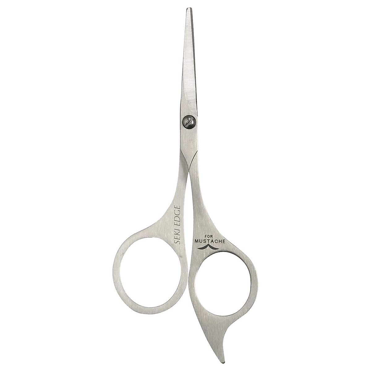 SEKI EDGE SS-902- Stainless Steel Moustache Scissors