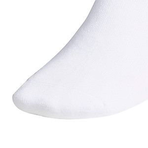 adidas Originals Trefoil Quarter Socks (6-Pair), White/Black, Medium