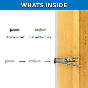 MOUNT-IT! 100 Inches Fabric Projector Screen | Foldable, Anti-Crease, 16:9 HD Movie Screen for Indoor and Outdoor Activities | Wall Mounted or Pole Mounted (Matte White)