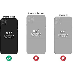 OtterBox Symmetry Clear Series Case for iPhone 11 Pro & iPhone X/Xs with Alpha Glass Screen Protector Bundle - Bundle Packaging - Clear