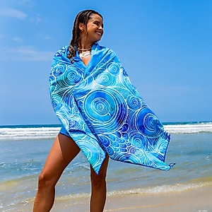 Elite Trend Microfiber Beach Towel - Extra Large 78x35 Inch Sand Free Quick Dry Towel for Travel, Swimming, Yoga, Camping – Lightweight Fast Drying Microfiber Towel