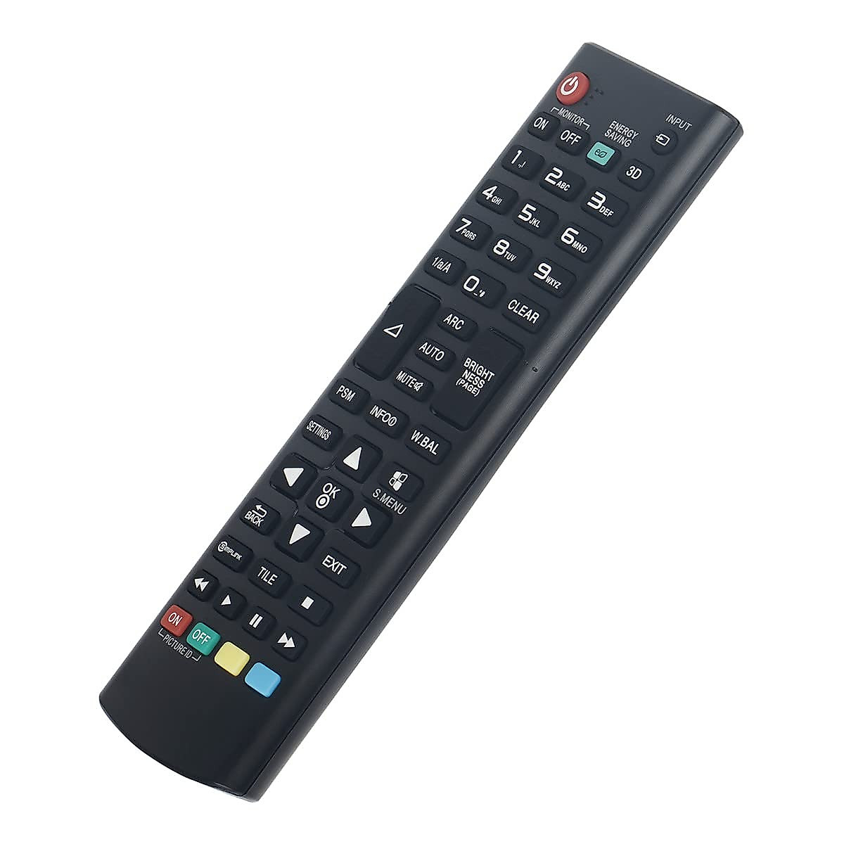 PERFASCIN AKB73715642 Replace Remote Control Fit for LG Monitor Signage 32LS33A 42LS33A 47LS33A 55LS33A 42WL30MS 47WL30MS 60WL30MSD
