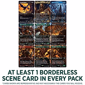 Magic: The Gathering The Lord of The Rings: Tales of Middle-Earth Collector Booster Box - 12 Packs + 1 Box Topper Card