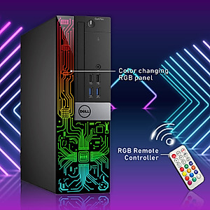 Dell OptiPlex 5050 Desktop Computers with 24 inch Monitor PC Bundle, 16GB DDR4 Ram 512GB M.2 NVMe SSD, WiFi, Bluetooth, i5-6500 3.2GHz, HDMI, Windows 10 Pro (Renewed)