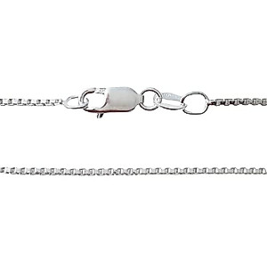 CRAFT WIRE 24 Inches 925 Sterling Silver 1.2mm Box Chain Necklace Made in ITALY