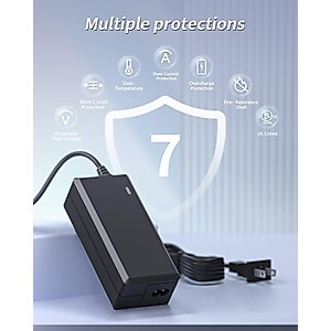 AC Charger for Blackmagic Pocket Cinema Camera 4K, 6K, 6K Pro, 6K G2, BMPCC 4K 6K Pro G2 Replacement Blackmagic Camera 4K 6K Power Adapter (UL Listed)