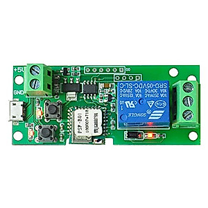 Onyehn SONOFF USB 5V DIY 1 Channel Jog Inching Self-Locking WiFi Wireless Smart Home Switch APP Remote Control Module for iOS/Android