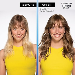 Clairol Nice'n Easy Permanent Hair Dye, 8A Medium Ash Blonde Hair Color, Pack of 1