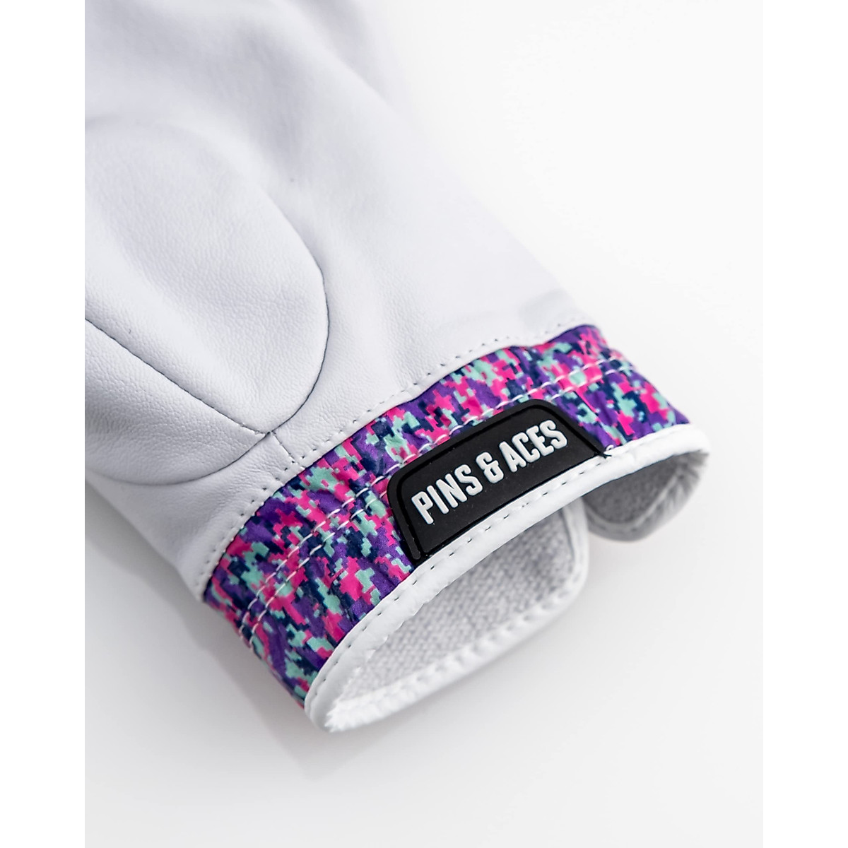 Pins & Aces - Vivid Camo Golf Glove Design - Premium AAA Cabretta Leather, Long-Lasting Durable Tour Glove for Men or Women - Premium Leather Golf Glove Left & Right Hand (Medium/Large, Right)