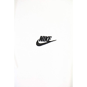Nike Pull Over Hoodie, White/White/Black, X-Large