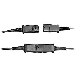 VoiceJoy Headset Quick Disconnect Cord Y Adapter Trainer Cable,Workable for Plantronics Headsets,QD Splitter Cable