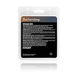 FX801R Replacement Blades for BaBylissPRO Clippers, Replacement Clipper Blades Compatible with BaBylissPRO Barberology FX870/FXF880/FX810/FX825/FX673N, Silver