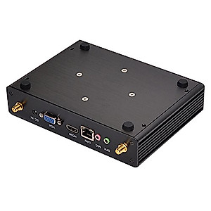 HUNSN Fanless Mini PC, Desktop Computer, HTPC, Kodi Box, Intel Pentium 3825U 3695U, Windows 11 or Linux Ubuntu, BM05, VGA, HDMI, LAN, 4 x USB3.0, 2 x USB2.0, 8G RAM, 256G SSD