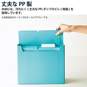 Kokuyo NEOS A4 File Folders, 1.2 Inches (30 mm) Depth, 3 Side Binding PP Type with A Customizable Tab, 10 Pack of Black, Japan Import (A4P-NEF30DX10)