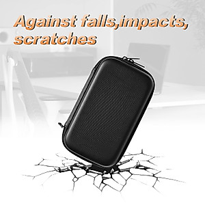 MOSISO EVA Hard Travel Carrying Case Compatible with MYNT3D Super 3D Pen, Compatible with MYNT3D Professional Printing 3D Pen with OLED Display, Portable Protective Storage Bag with hand strap, Black