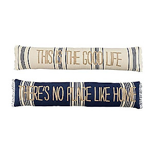 Mud Pie Fringe Navy Pillows, Home