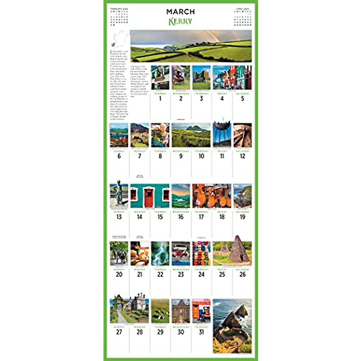 365 Days in Ireland Picture-A-Day Wall Calendar 2022: A Tour of Ireland by Photograph that Lasts a Year