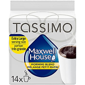 Tassimo Maxwell House Morning Blend Coffee 14 T-Discs 123G Imported from Canada