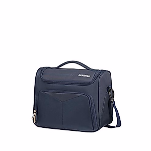 AMERICAN TOURISTER Men Beauty Case, Blue (Navy), 32 centimeters