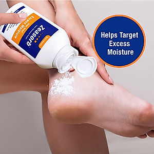 Zeasorb Prevention, Super Absorbent Excess Moisture Powder to Prevent Chafing & Itching, 2.5 Oz