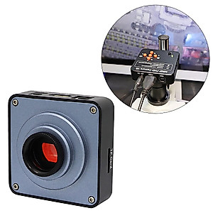 Handheld Digital Microscope Accessories Industrial Digital Electronic Video Microscope Camera C-Mount Digital Camera for Phone Soldering Repair, HD 38MP 1080P USB HDMI Microscope Accessories