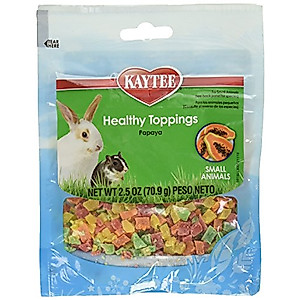 Kaytee Healthy toppings Papaya,2.5 oz (6 Pack)