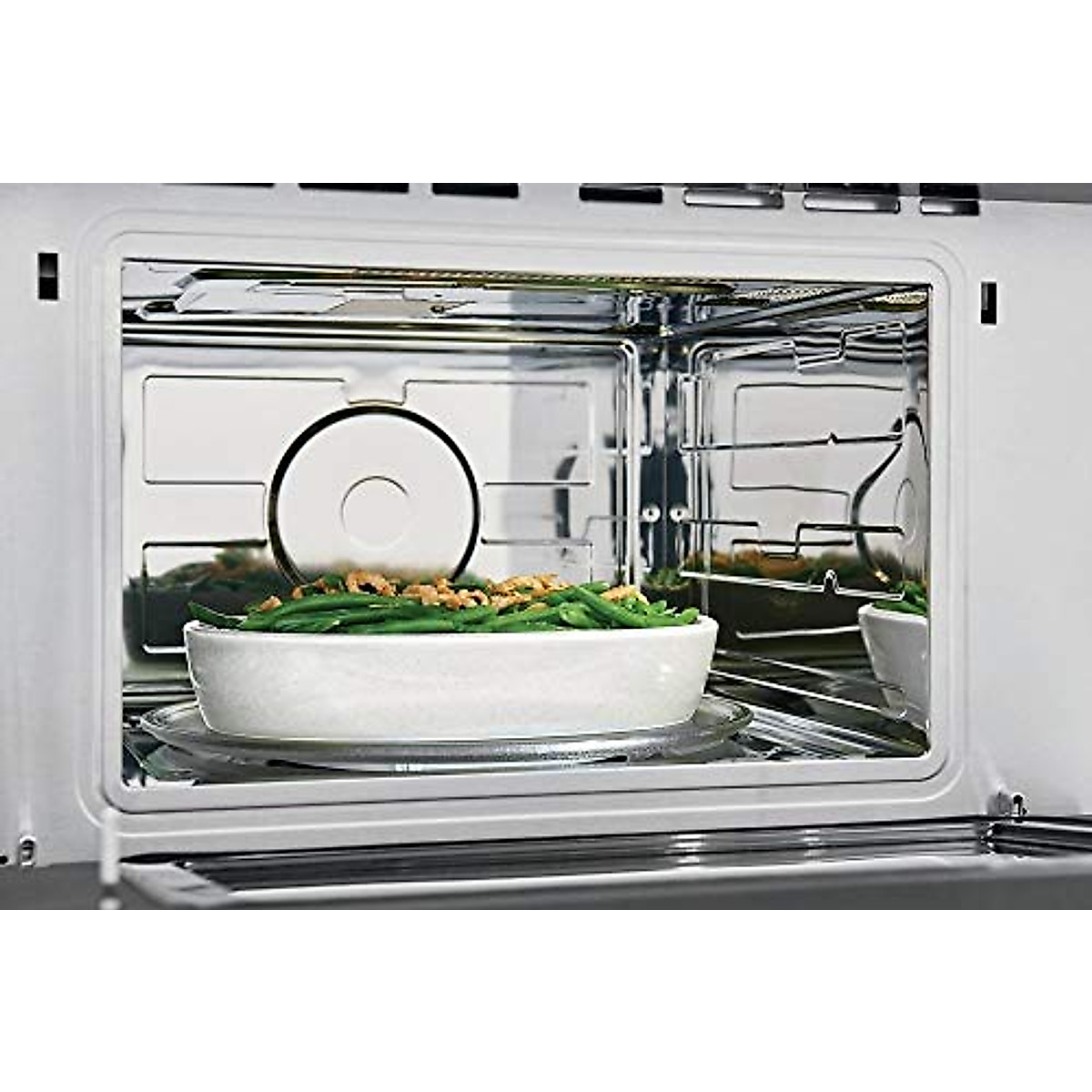 Frigidaire FGMO3067UD 30" Gallery Series Built-in Microwave with 1.6 cu. ft. Capacity Drop Down Door Interior LED Lights and Sensor Cooking in Black Stainless Steel