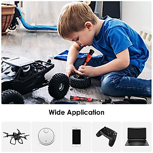 STREBITO Screwdriver Sets 142-Piece Electronics Precision Screwdriver with 120 Bits Magnetic Repair Tool Kit for iPhone, MacBook, Coumputer, Laptop, Tablet, PS4, Xbox, Nintendo, Eyeglasses, Jewelers