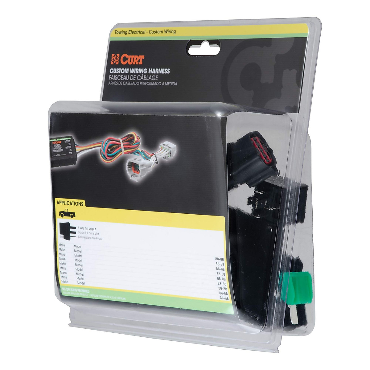 CURT 55243 Vehicle-Side Custom RV Blade 7-Pin Trailer Wiring Harness, Fits Select Ford F-250, F-350, F-450, F-550 Super Duty