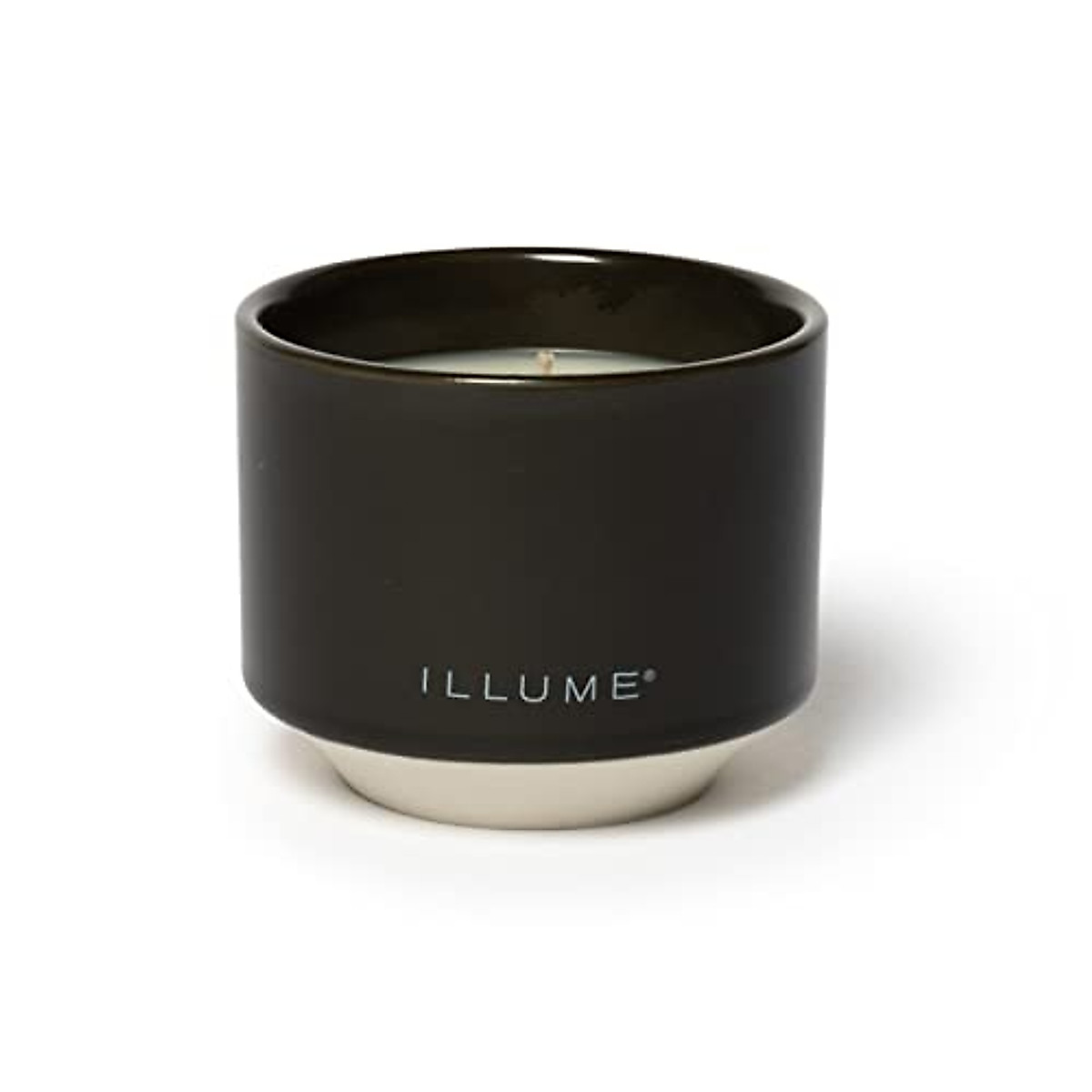 Illume Beautifully Done Essentials BlackBerry Absinthe Matte Ceramic Scented Soy Candle, 2" L x 2" W x 1" H