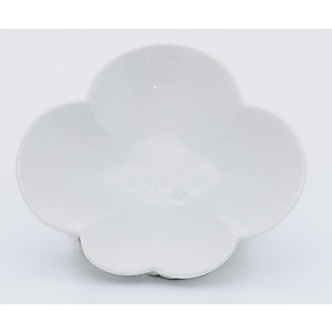 24to3西富陶磁器(Nishitomi) Arita Ware Hakushiyama Kiln Lucky Plate 2 Color Set Red and White Plum