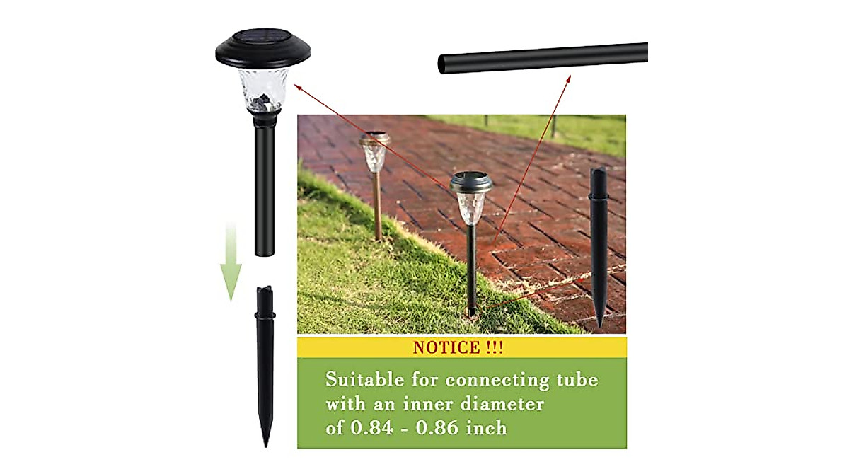 WYKOO 18 Reinforced Ground Spikes for Garden Lights