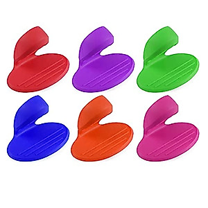 2 Pc Mini Silicone Pinch Pot Holder Hot Plate Pan Glove Grip Heat Resistant Oven