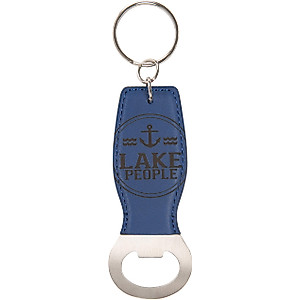Pavilion - Lake People - Navy Blue Key Chain Bottle Opener