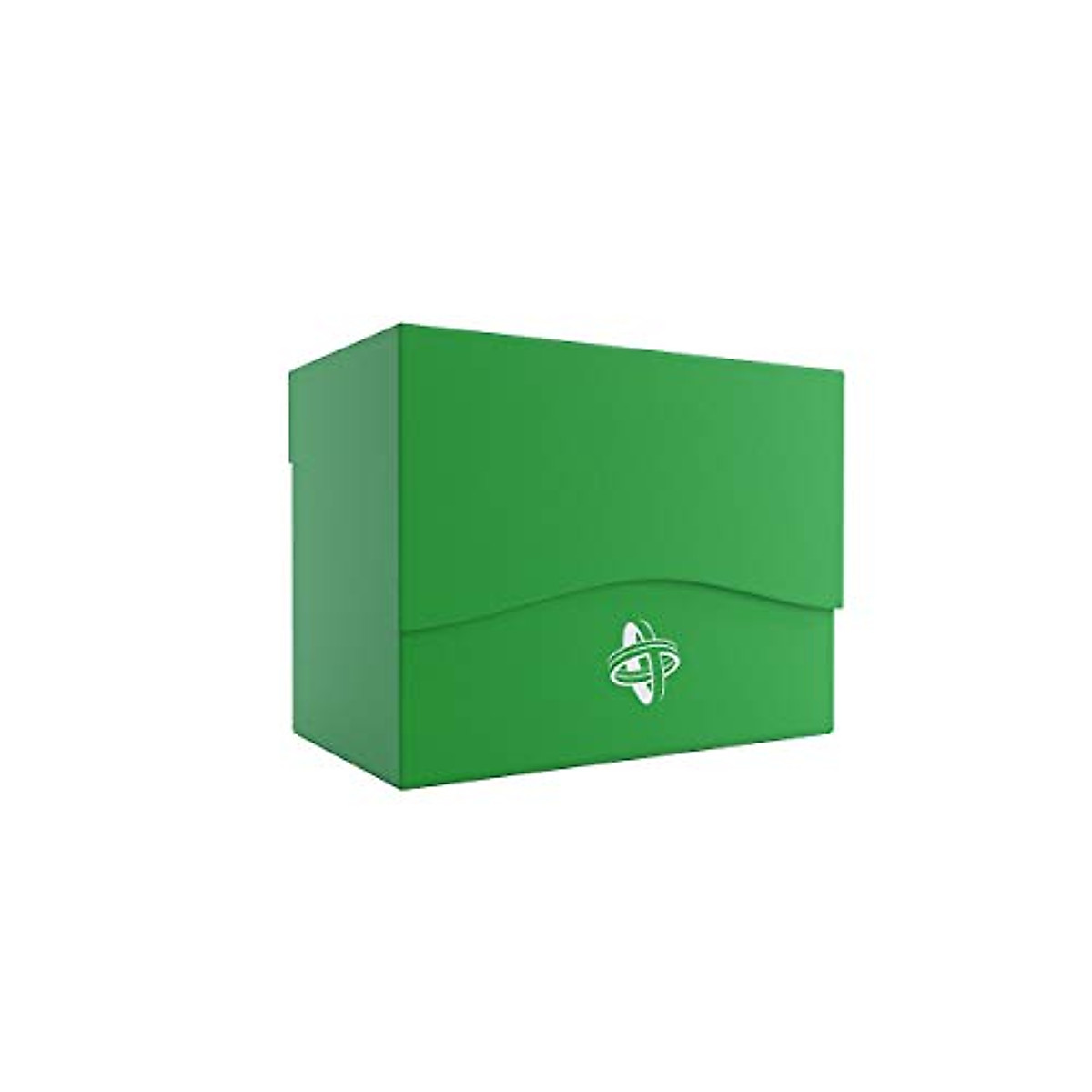 Gamegenic Side Holder 80+ Casual Deck Box | Double-Sleeved Card Storage with Flex Card Divider | Premium Card Game Protector | Cobra Neck Technology | Holds up to 80 Cards | Green Color | Made