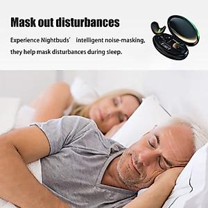 ESSONIO Bluetooth Headphones Sleeping Earbuds Invisible Earbuds Noise Cancelling Earbuds Headphones Bluetooth for Side Sleepers Side Sleeping