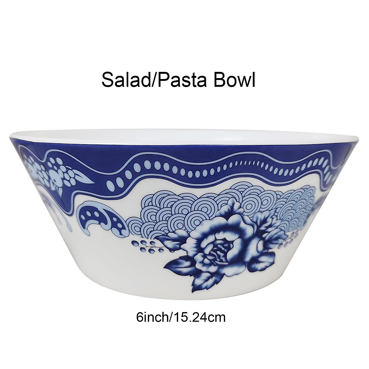 DUDSME Dinnerware Set Ceramic Kitchen Dinner Set Service for 4/6/8 People Coffee Set Bone China Tableware Combination Sets with Dinner Plates Salad Plates Coffee Cups and Saucers Bowl 40 (Size : 40 P