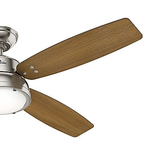 Hunter Fan Company 50388 Wingate Ceiling Fan, Brushed Nickel Finish