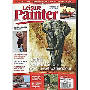 LEISURE PAINTER MAGAZINE, OCTOBER, 2018 FRONT COVER HAS CUT CHECK DETAILS