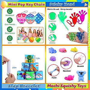 Daopai 336 pcs Party Favors for Kids 8-12, Fidget Toys Bulk,Goodie Bag Stuffers for Kids Birthday Gifts,Treasure Box Toys for Classroom Prize for Kids ,Carnival Prizes
