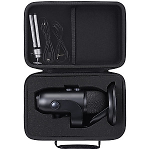 khanka Hard Travel Case Replacement for Logitech for Creators Blue Yeti USB Microphone/Blue 1967 Yeti Pro USB Condenser Microphone, Case Only