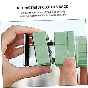 CAXUSD 2pcs Clotheshorse Collapsible Drying Rack for Clothes Sweater Drying Rack Wall Mount Clothes Rack Multifunctional Pants Rack Hanger Hanging Clothes Collapsible Laundry Rack Scarf