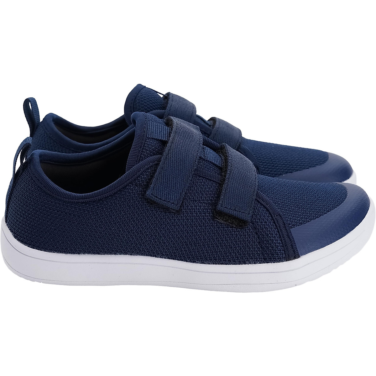 WHITIN Kids Wide Barefoot Shoes for Boys Girls Minimalist Zero Drop Sneakers Size 2 Little Kid Athletic Walking Tennis Sports Comfty Hiking Running Blue 33