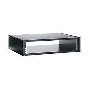 Middle Atlantic Products RK2 Series Rack - 2 Rack Spaces, Black Wood Grain Laminate